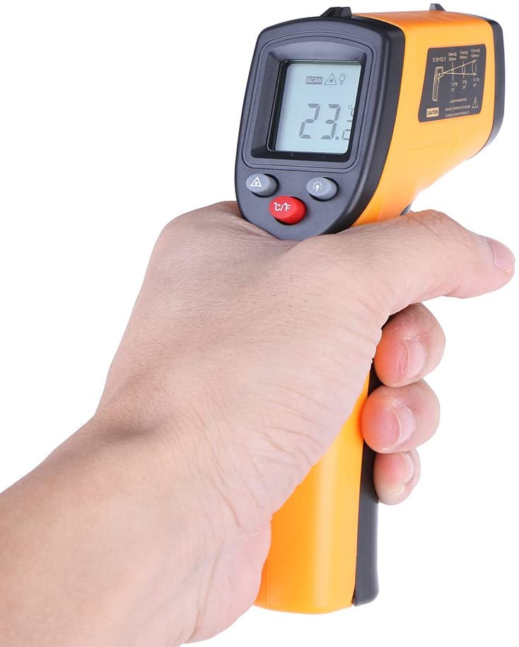 Infrared Thermometer (Not for Human) Temperature Gun Non-Contact Digit ...